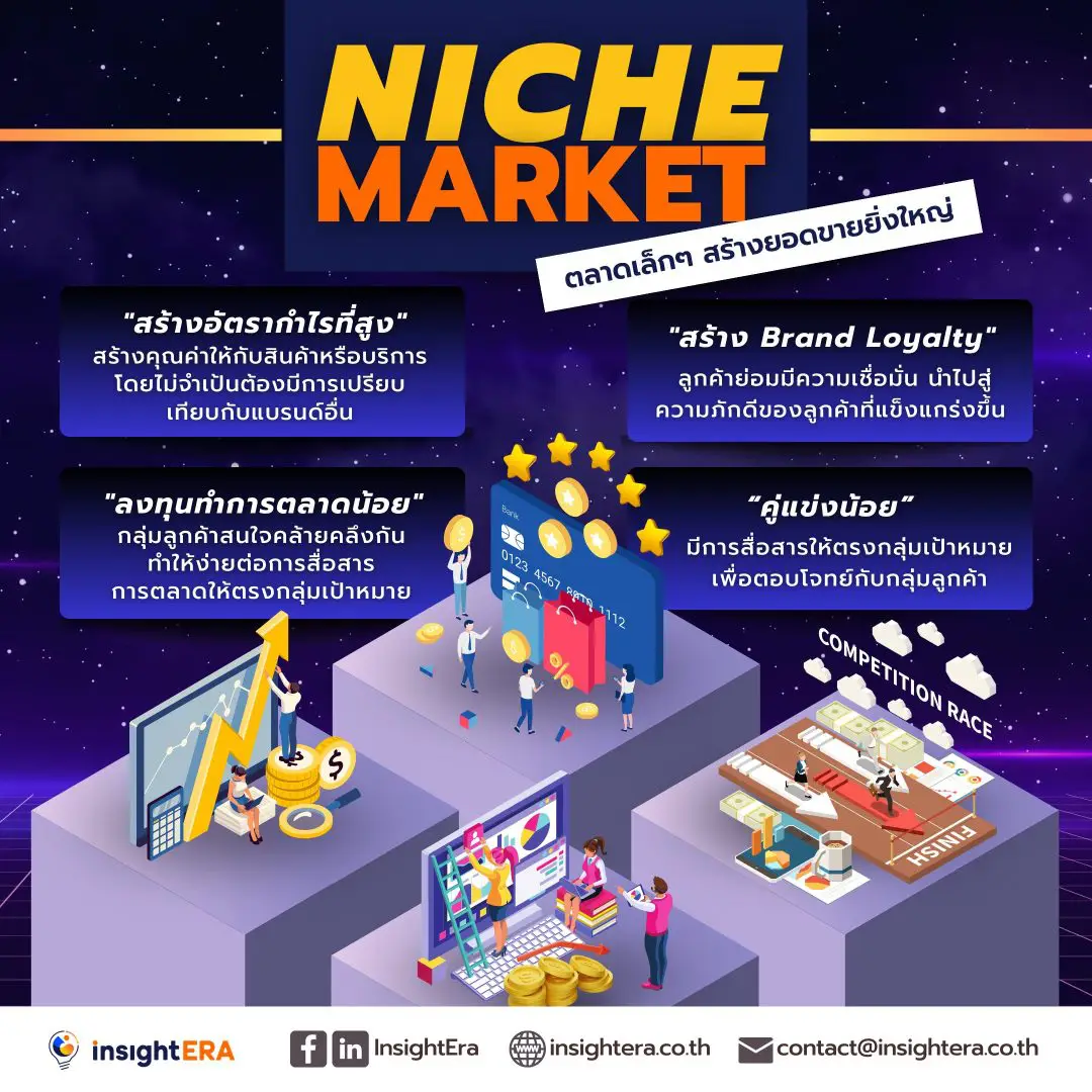 Niche Market ตลาดเล็กๆ แต่สร้างยอดขายยิ่งใหญ่ - InsightEra Co., Ltd.
