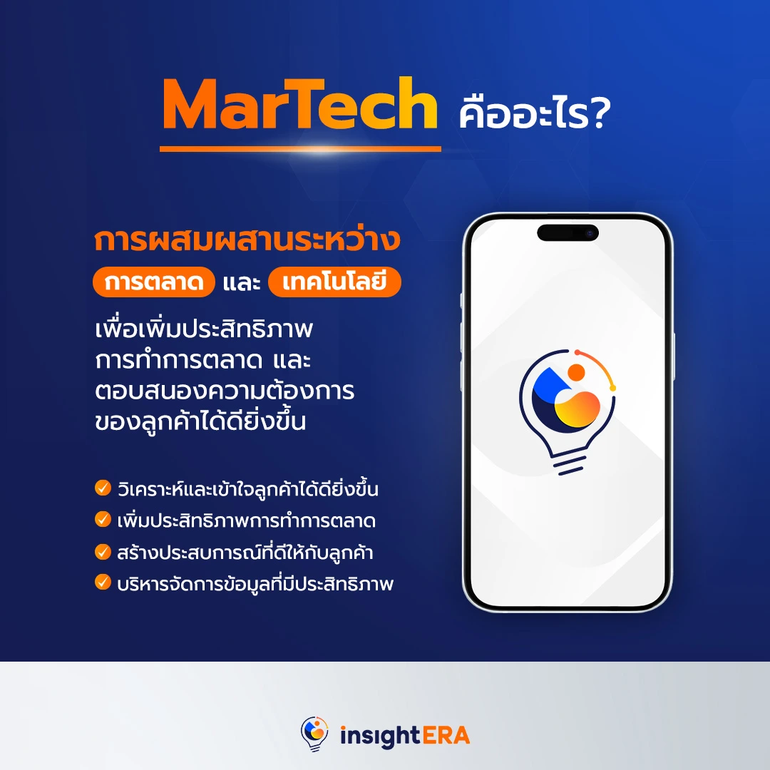Marketing Technology (MarTech) ก้าวสำคัญสู่การตลาดดิจิทัลยุคใหม่ - InsightEra Co., Ltd.